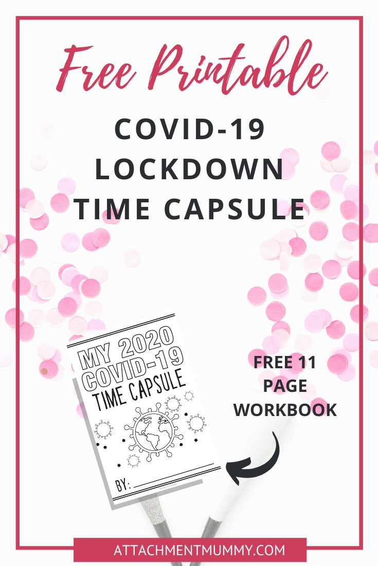 FREE Lockdown Time Capsule Colouring Pages Worksheets Printables FUN!