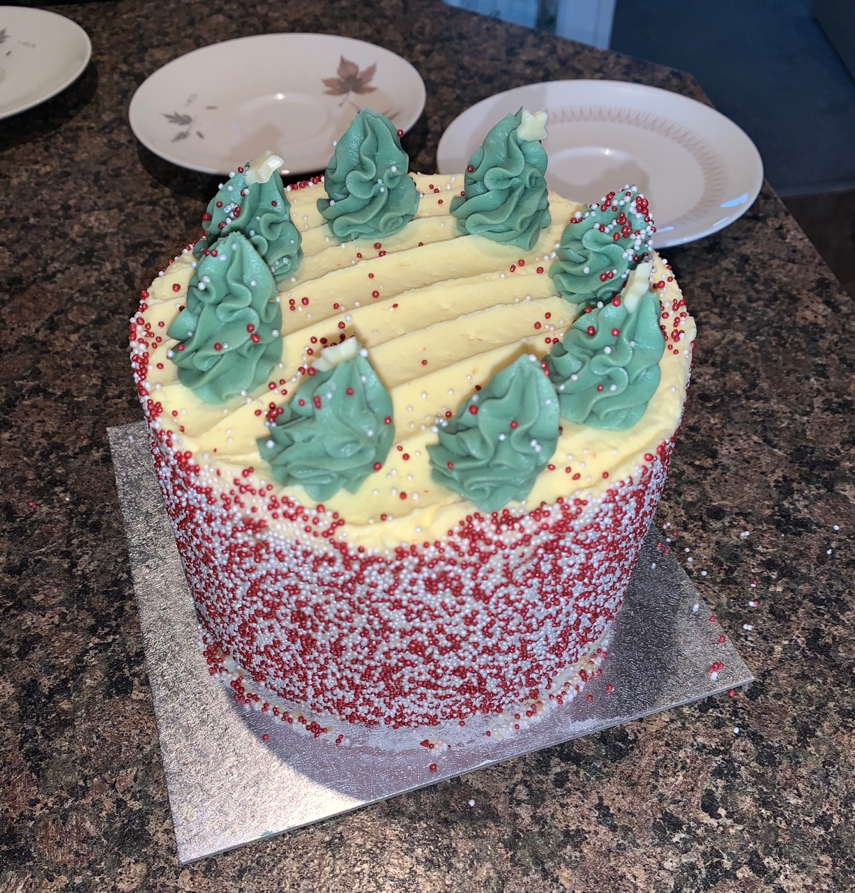 FOODSTUFF FINDS: Christmas Rainbow Cake (M&S) By @Cinabar