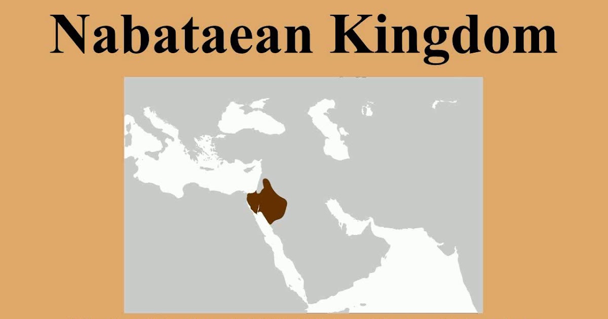 Who's ? Right: The Nabataeans