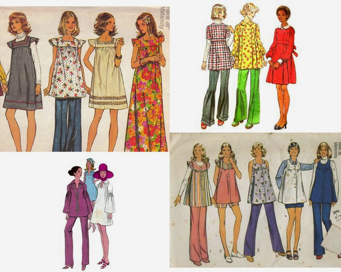 Perfect Days: Těhotenská móda v 70. letech/Maternity fashion of 70s