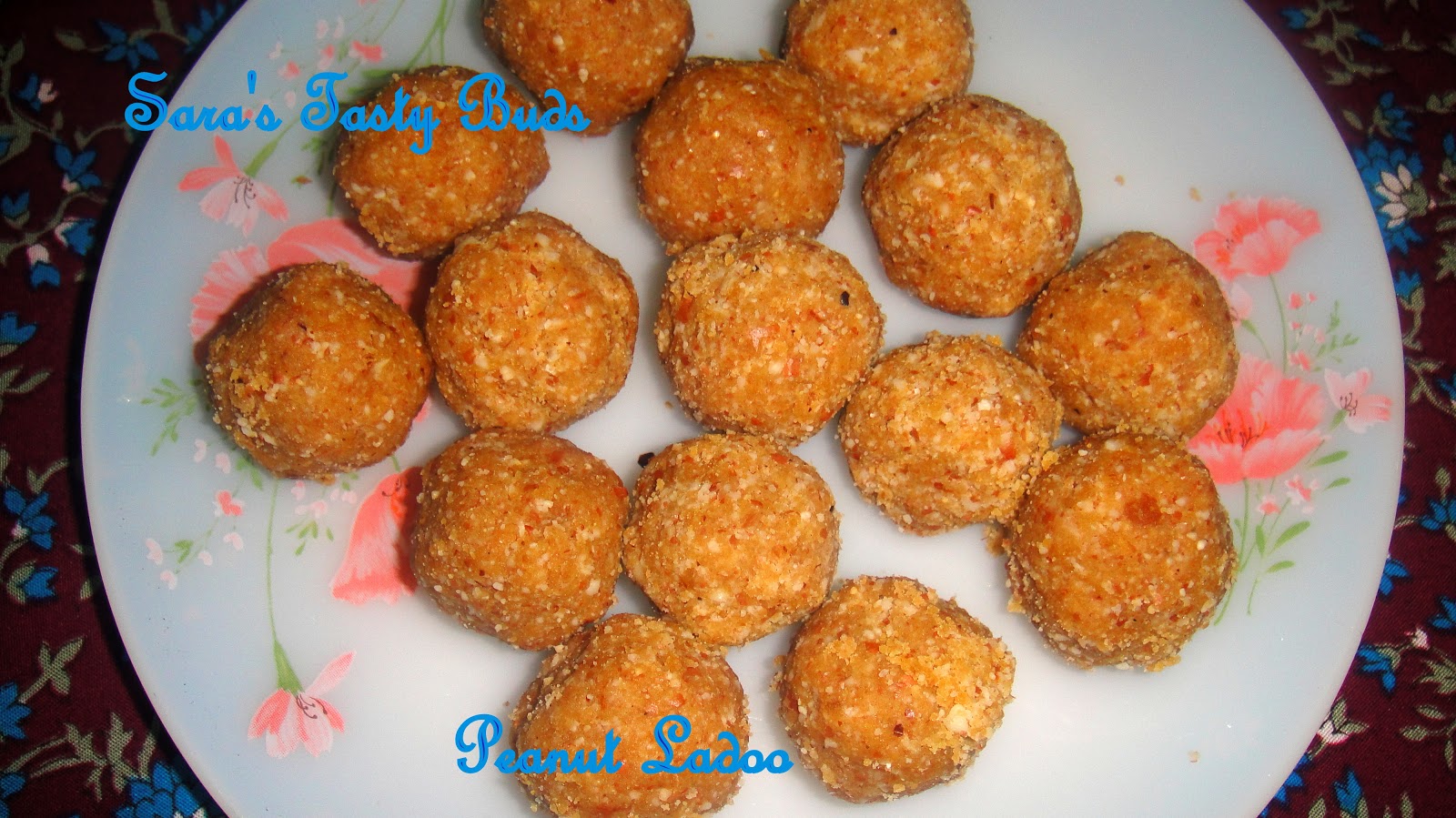 SARA'S TASTY BUDS: Peanut Ladoo