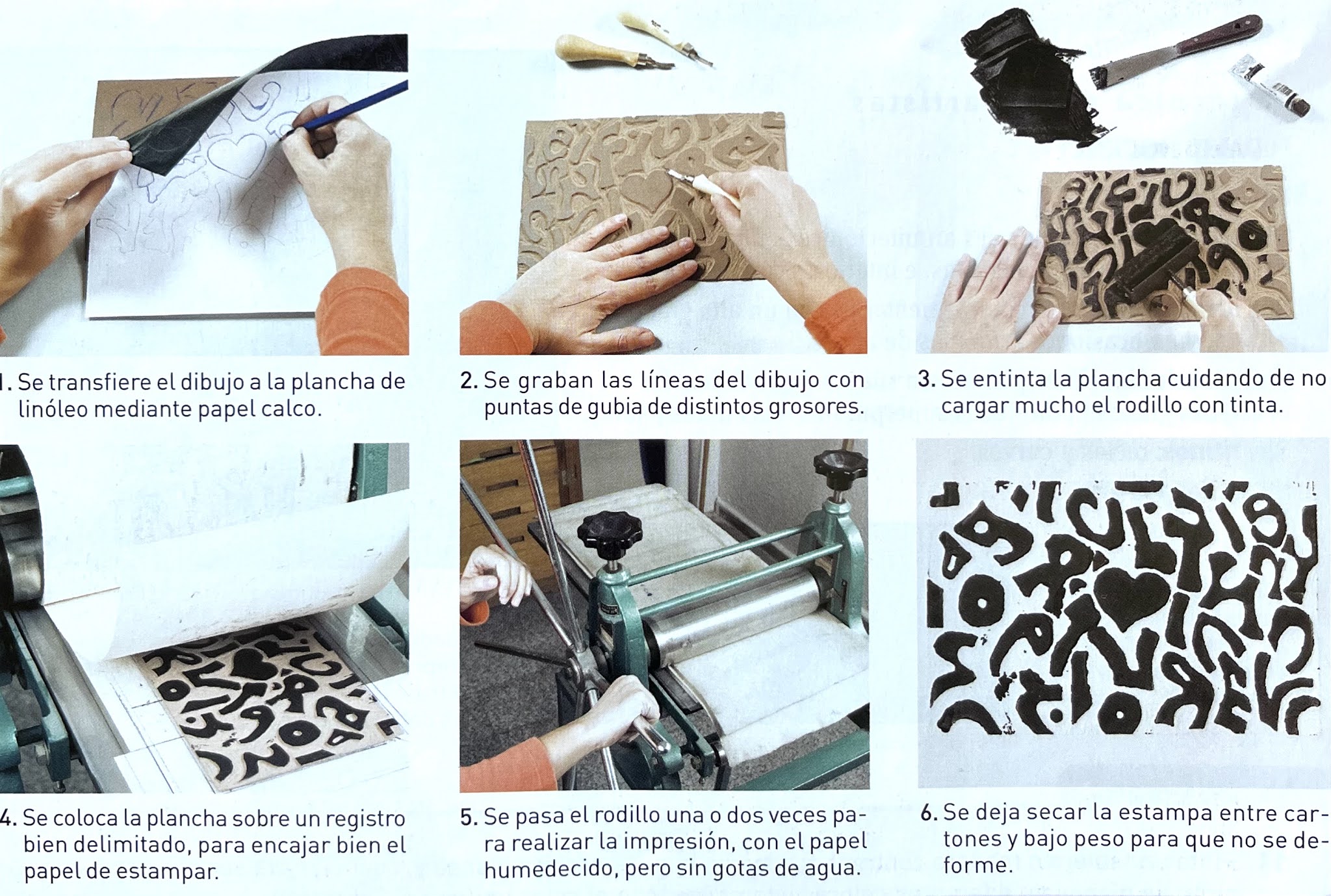 PLÁSTICA Y VISUAL: GRABADO EN RELIEVE