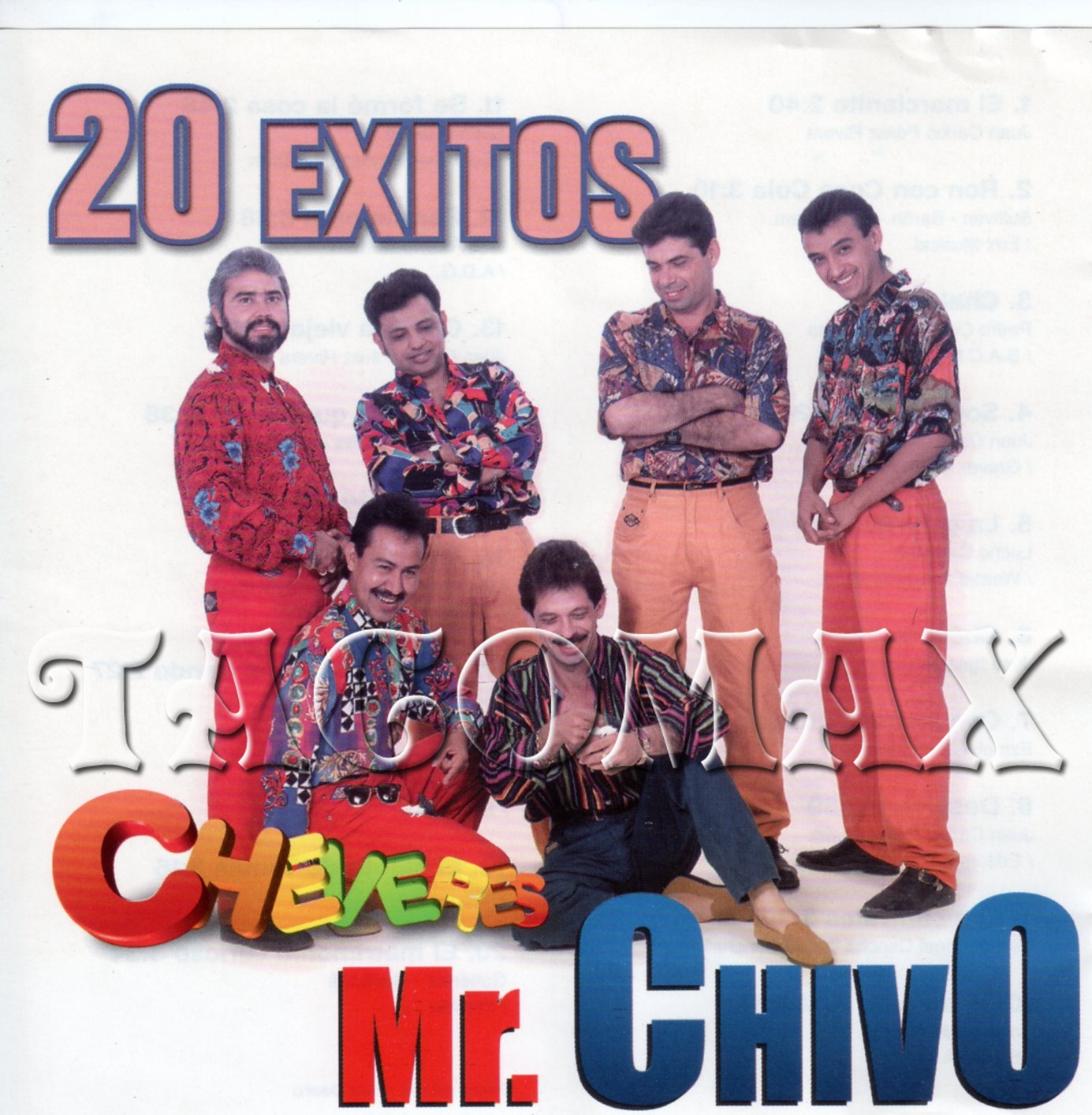sɐɹǝdnɹƃ sǝuoıɔɔǝΙoɔ: MISTER CHIVO -20 exitos
