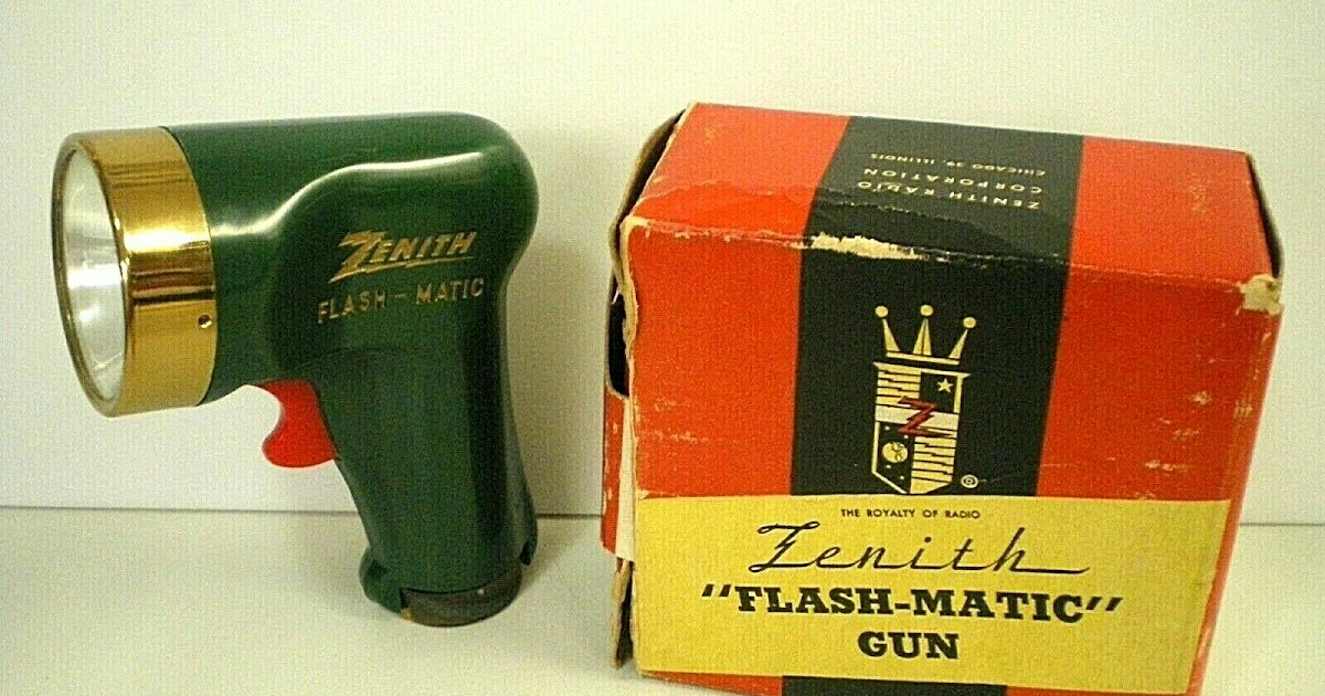 Zenith Flash-Matic, the First Wireless TV Remote ~ Vintage Everyday