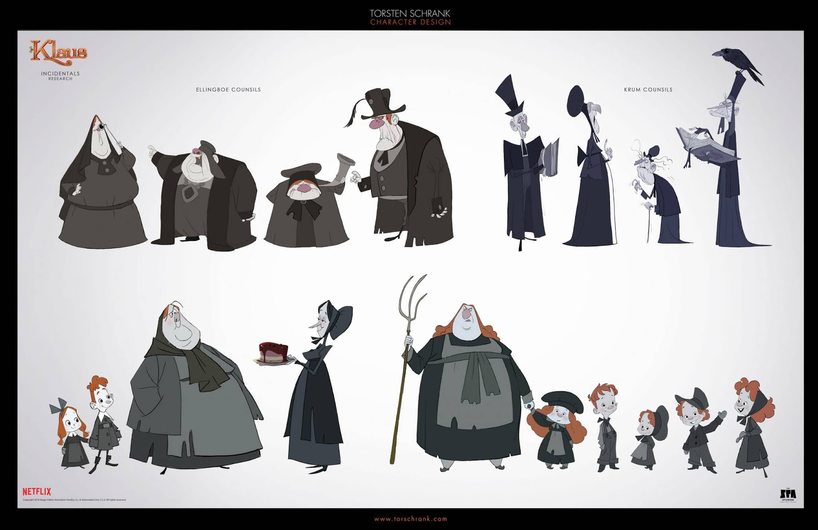 Living Lines Library: Klaus (2019) - Character Design