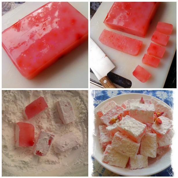 Alessandra Zecchini: Home Made Rose Turkish Delights (Lokum)