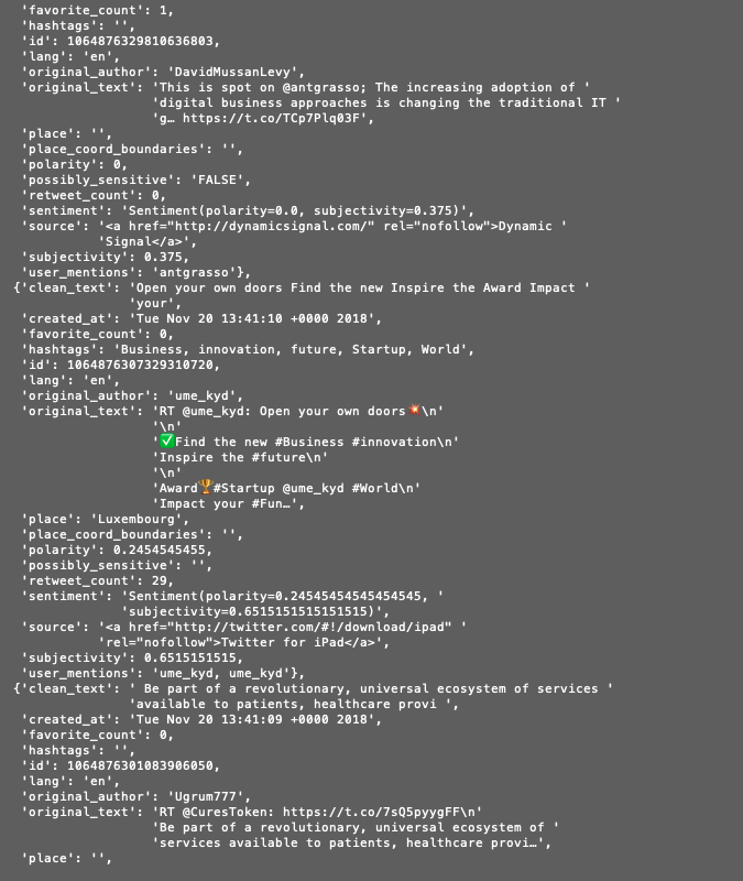 Accessing Google Spreadsheet Data using Python