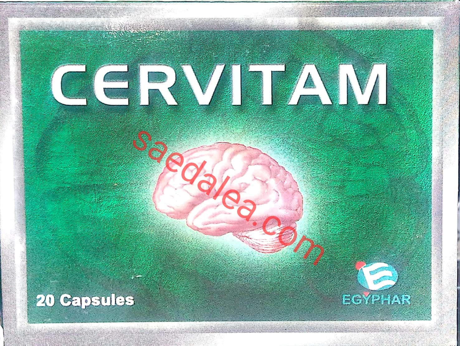 سيرفيتام كبسولات Cervitam لعلاج الأمراض العقلية المصاحبة للشيخوخة كنقص ...