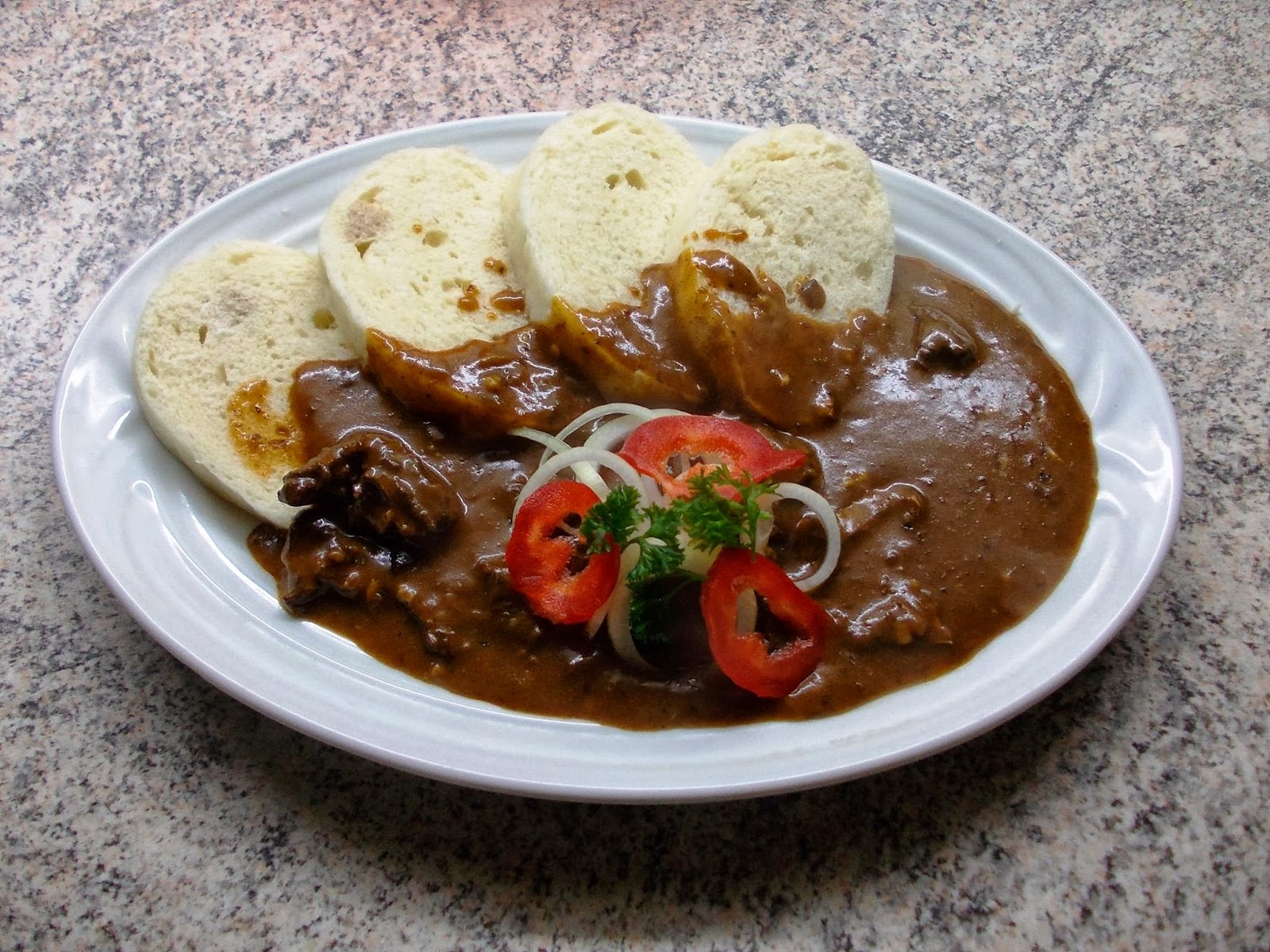 "Goulash. I’m surprised to find it’s an actual dish — and a tasty one ...