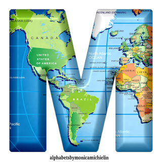 M. Michielin Alphabets: BLUE WORLD MAP ALPHABET LETTER PNG, NUMBER PNG ...