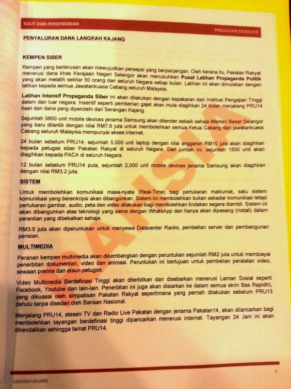 DOKUMEN SULIT #langkahKAJANG??? #IniKhalidLah @rafiziramli ...