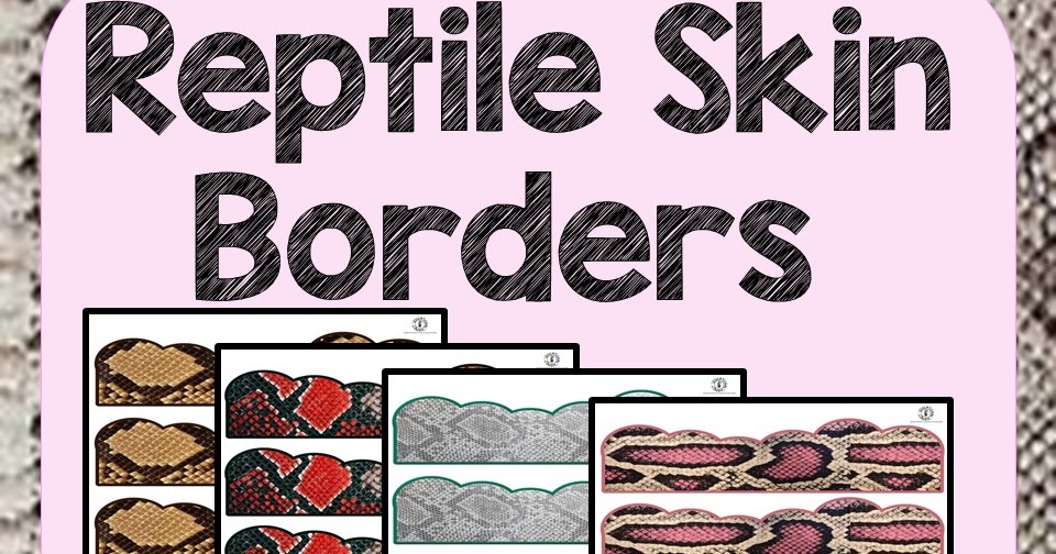 Educational Kismet : Snake Skin Borders (((( LIMITED TIME FREEBIE ))))