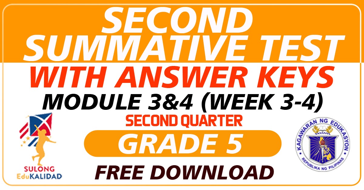 QUIZ 2- Summative Test GRADE 5 Q2 - The Teacher's Craft
