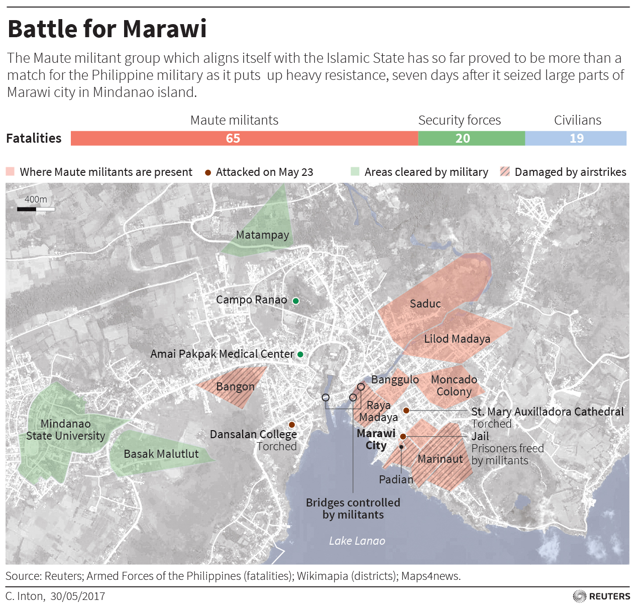 War News Updates: Philippine Forces Continue To Battle Islamic Rebels ...