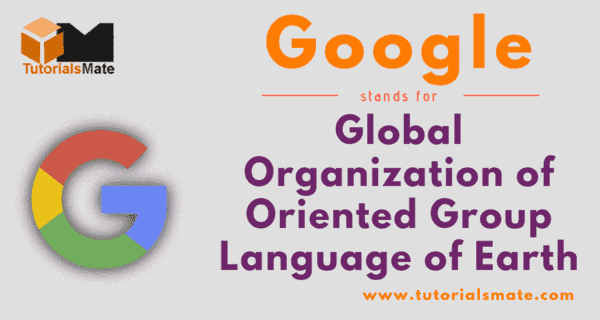 GOOGLE Full Form: What does it stand for? - TutorialsMate