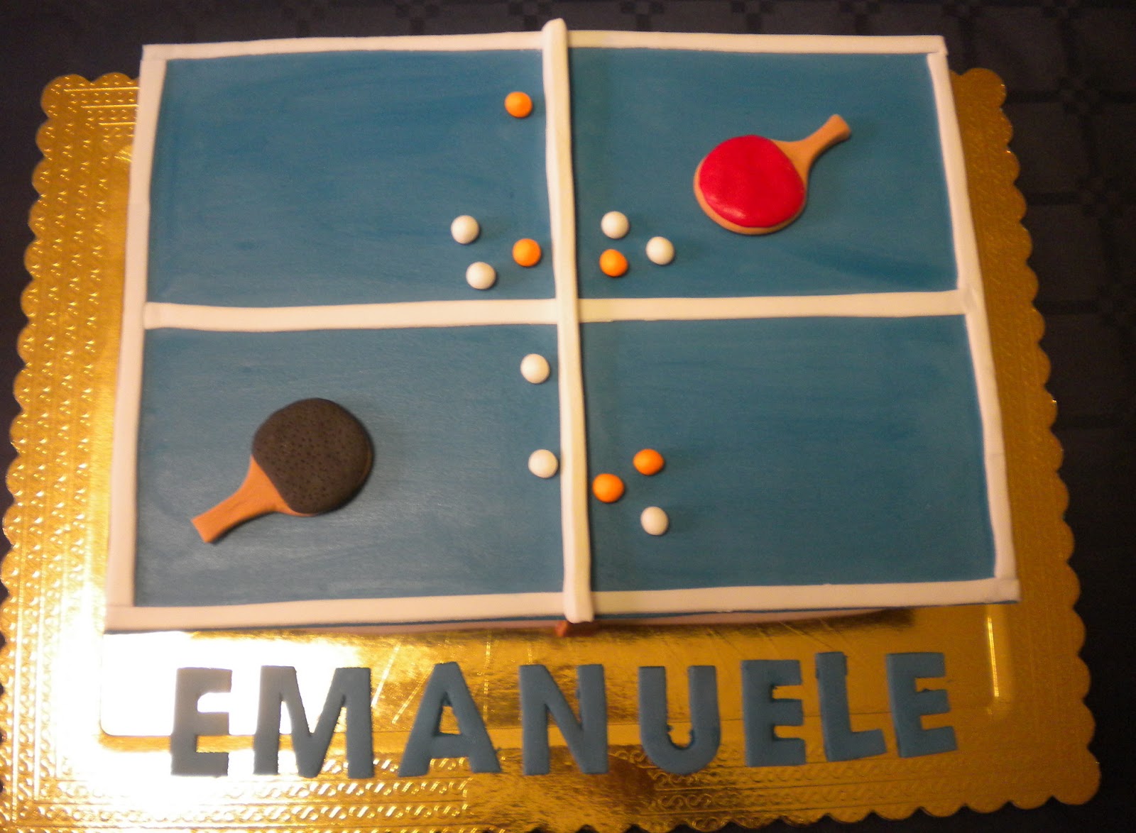 LE TORTE DI PATRICIA: Torta ping pong -tennis da tavolo