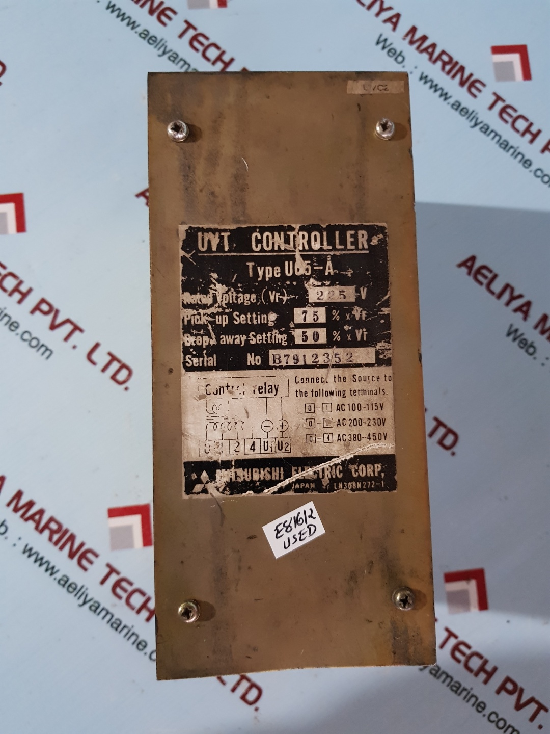 MITSUBISHI U05-A UVT CONTROLLER - Aeliya Marine