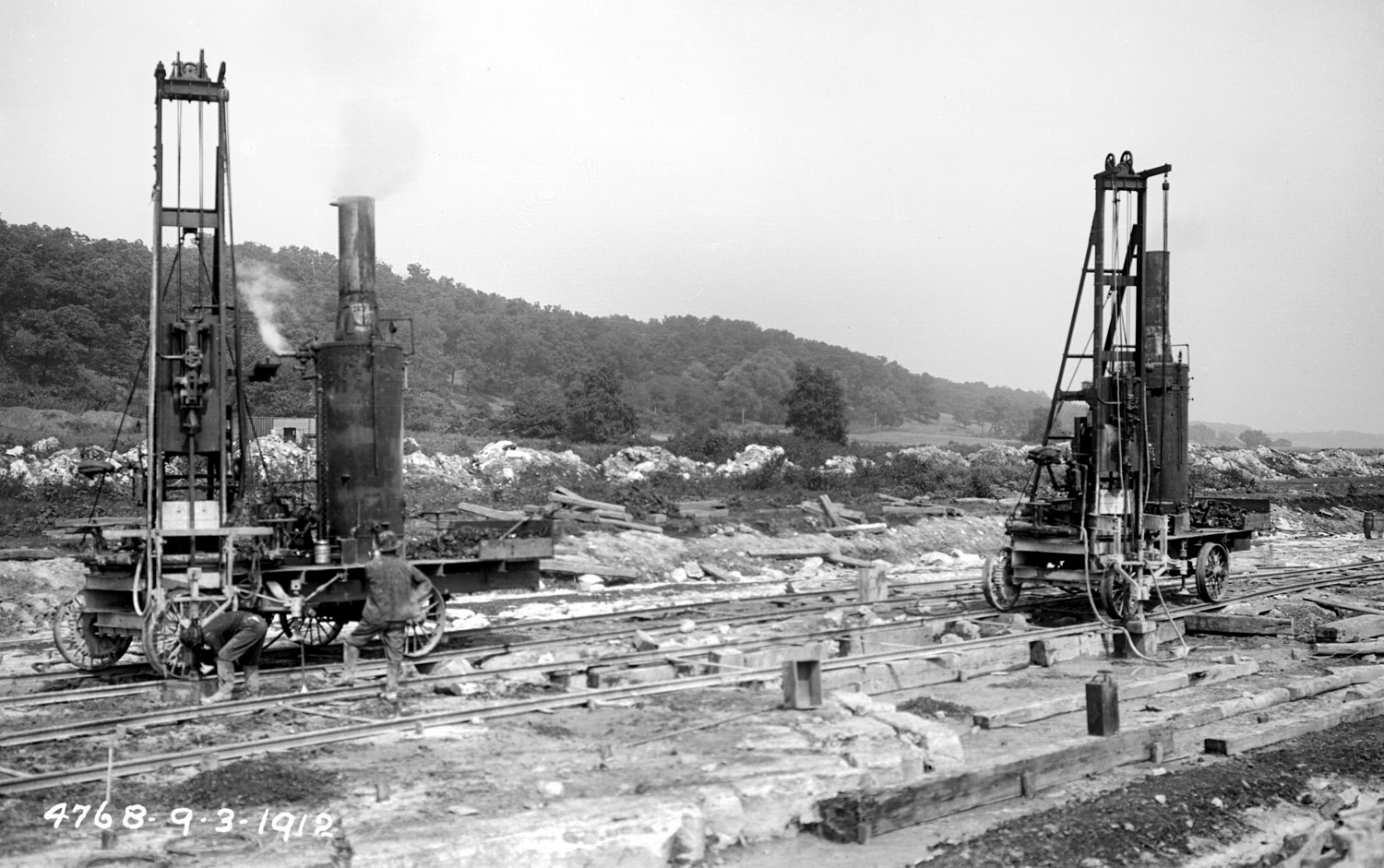 Industrial History: MWRD: Building the 1911-22 Cal-Sag Channel