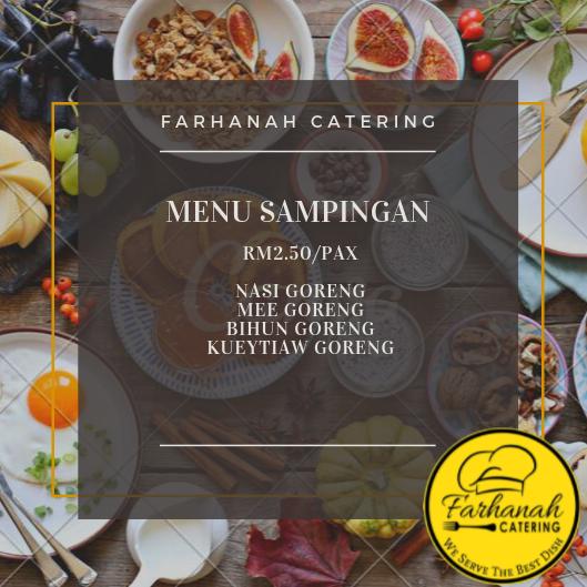 PAKEJ MENU FARHANAH CATERING