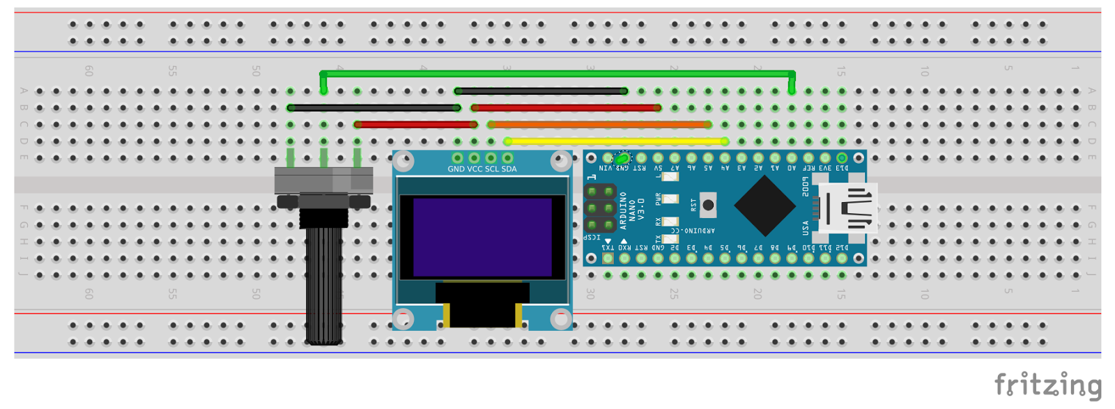 Arduino Er Display Waveform On Mini Oled With Arduino Nano