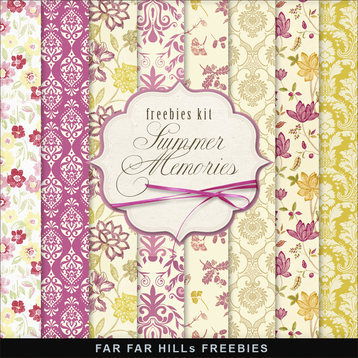New Freebies Kit of Paper - "Summer Memories":Far Far Hill - Free ...