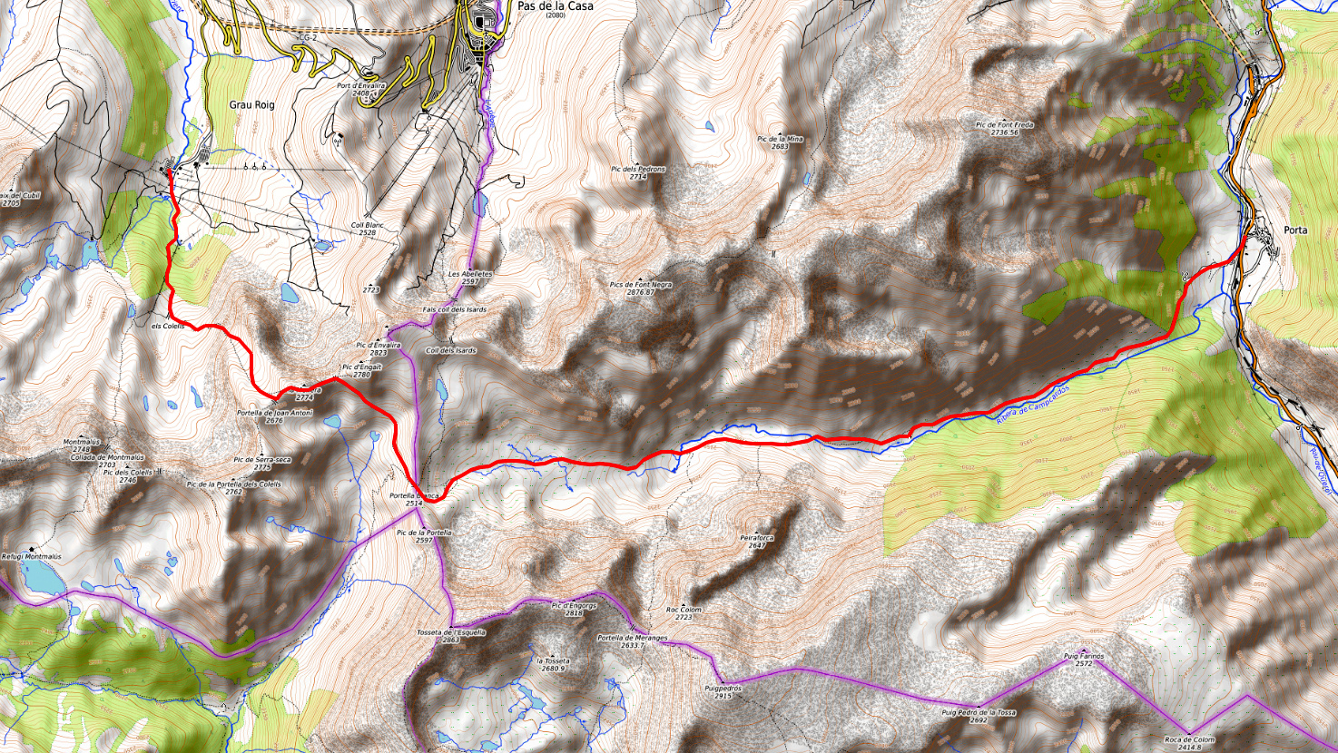 Blog de muntanya: GR7: Porta - Grau Roig