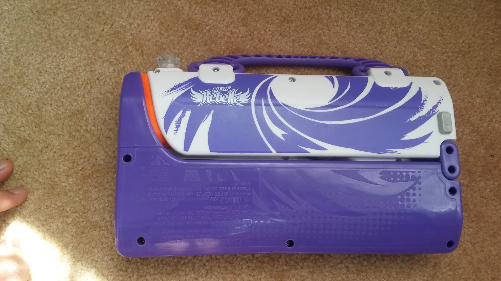 Outback Nerf: Review: Nerf Rebelle Secret Shot (grey trigger Aus)