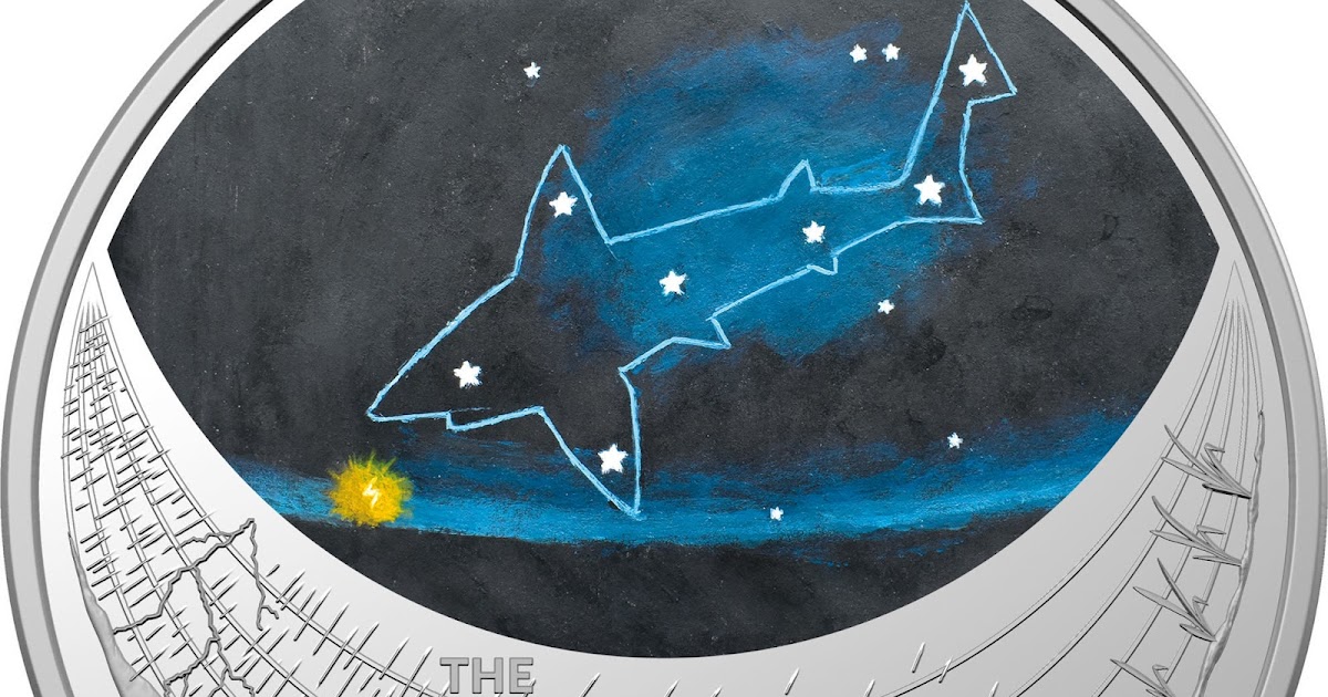 coins and more: 1722) "Beizam The Shark Constellation", Australia: The ...