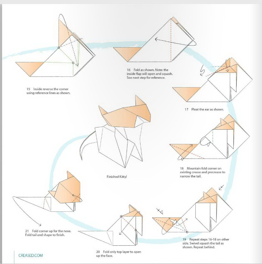 Origami Creased Magazine 10 - Ruby Book Origami