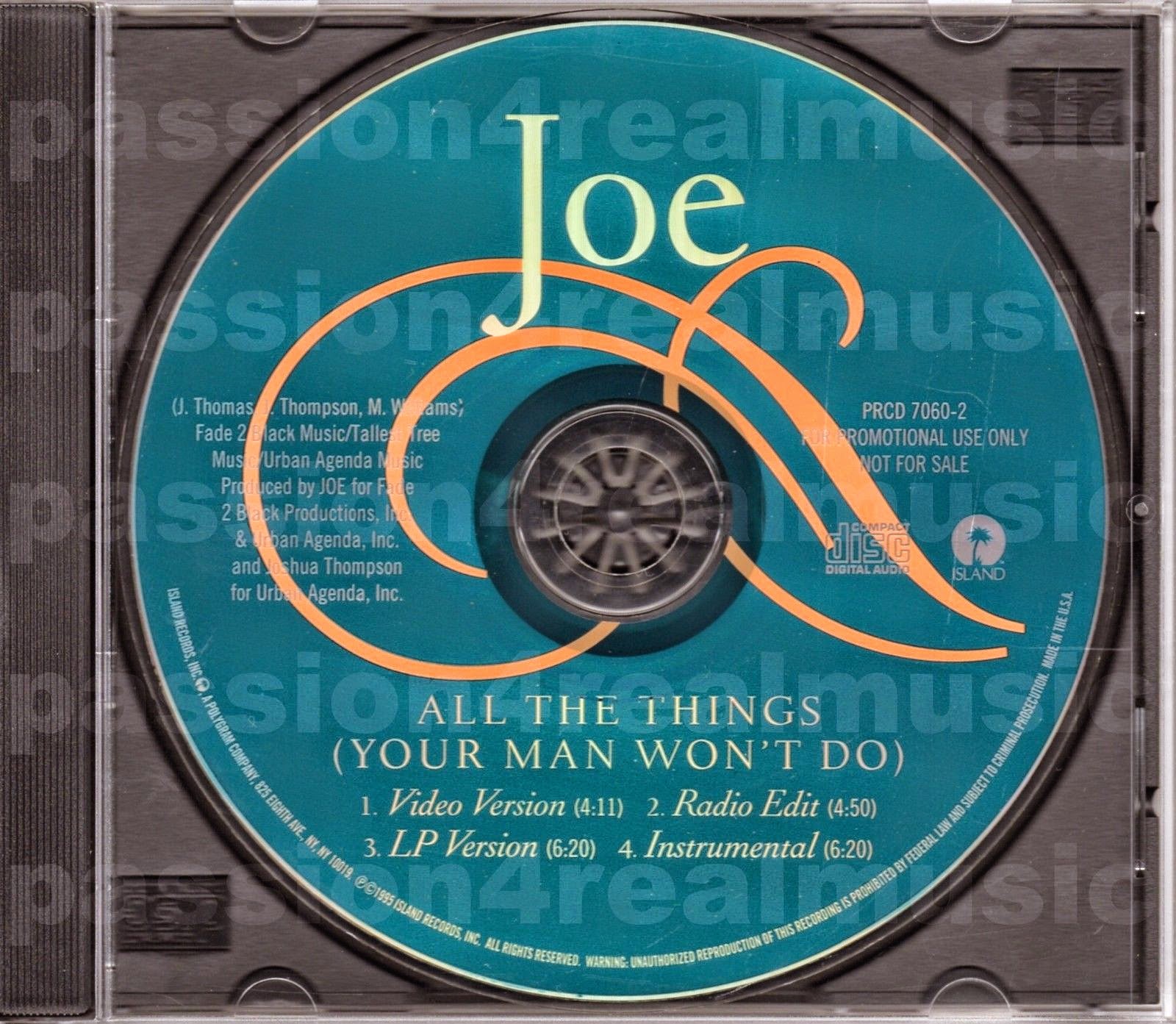 CDS___SINGLES____COLECTION________________ : Joe – All The Things (Your M