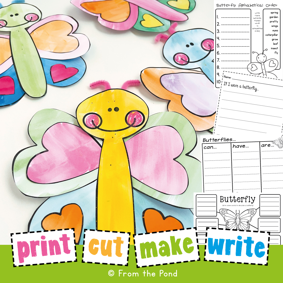 Butterfly Craft Update | From the Pond