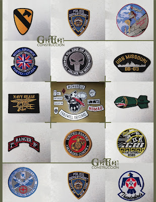 PARCHES AMERICANOS, PARCHES MILITARES, PARCHES TÁCTICOS, TACTICOS