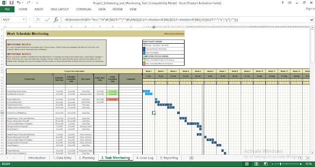 Project Planning and Monitoring Tool