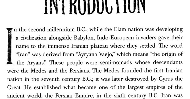 Read Persepolis 1, Introduction Page 1