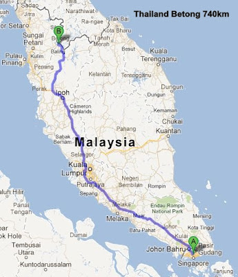 Solo touring Singapore/Malaysia/Thailand/Laos on bike!: Thailand Betong ...
