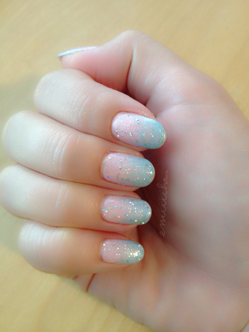 Emiiichan Blog ☆ : Simple gradient nail art tutorial