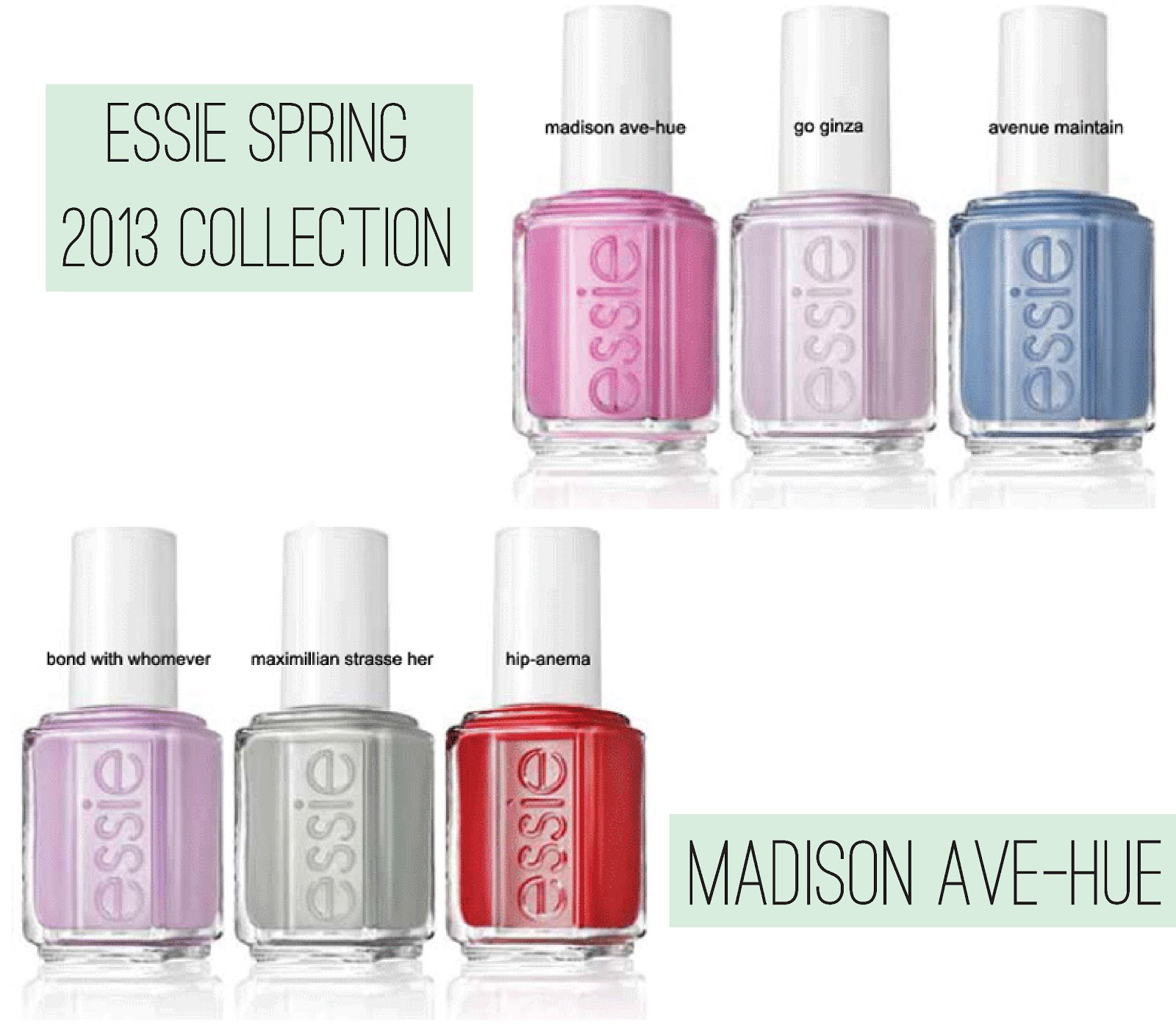 Stylish Nail Collection: Essie Spring 2013 — Stylelista Confessions