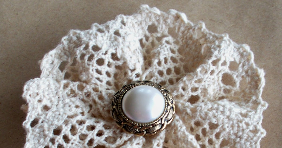 How to Make a Lace Flower - Adventures of a DIY Mom