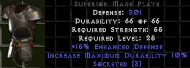 Best cRPGs: SUPERIOR MAGE PLATE, Diablo 2 Resurrected