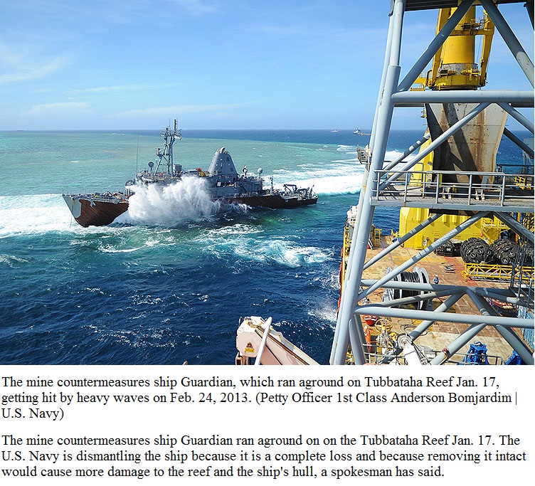 Em Esber Blog 2: USS Guardian grounded at Tubbataha Reef