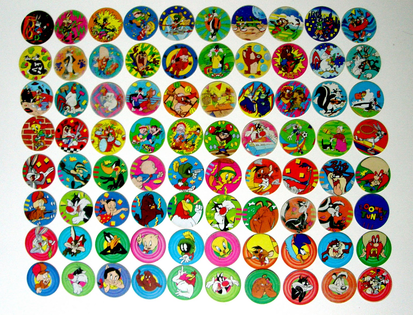 Outras Coleções 03 | Coleção de Tazos (Elma Chips) e Zaps (Ping Pong)