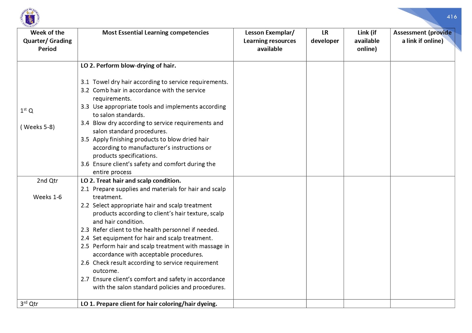 DepEd Memos, Orders & Results: Most Essential Learning Competencies in ...