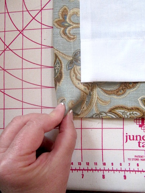 Sew Many Ways...: How To Make Lined Drapes...Picture Tutorial