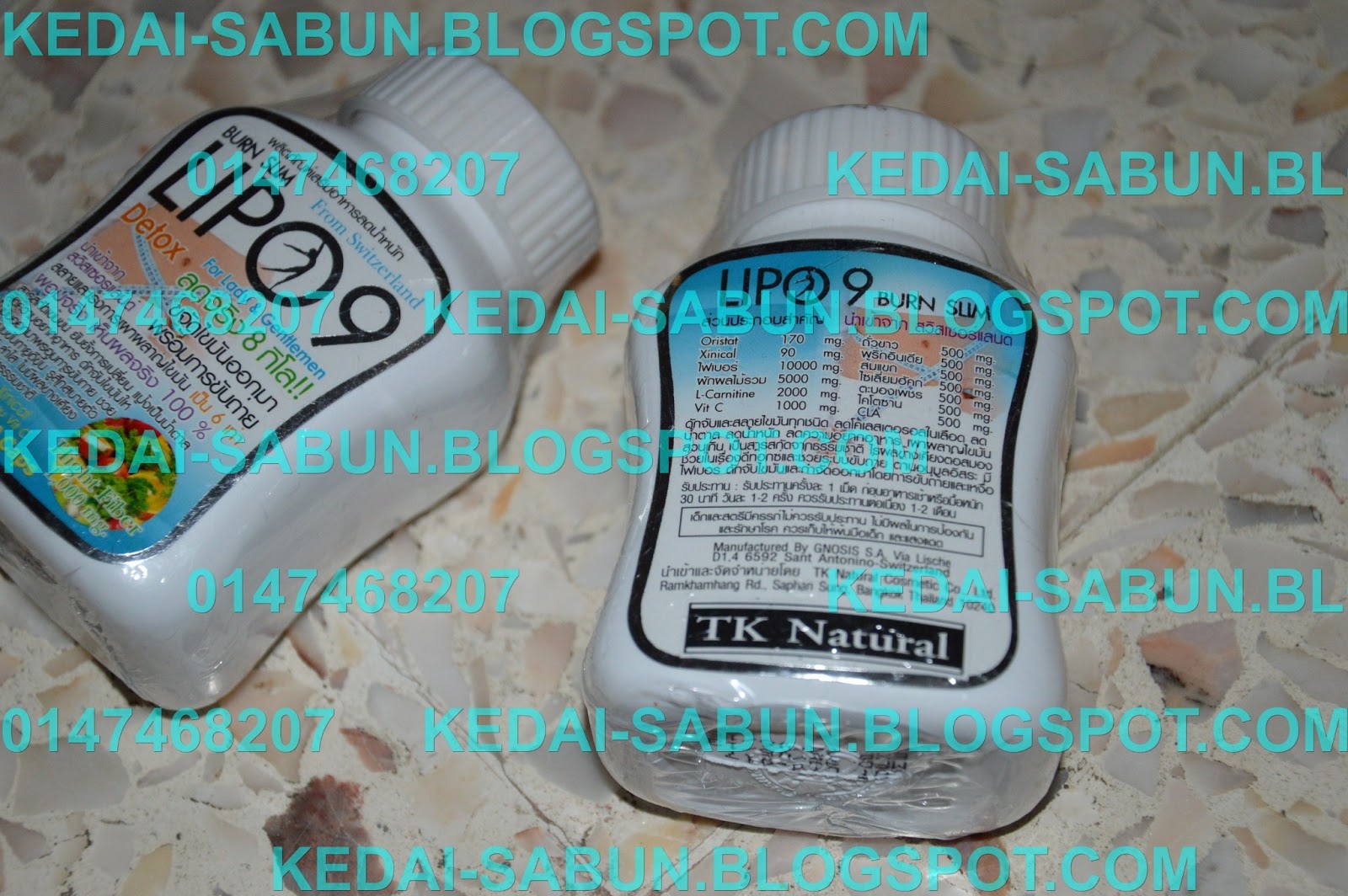 0164360516 PRODUK KECANTIKAN THAILAND : LIPO 9 30 CAPSULES