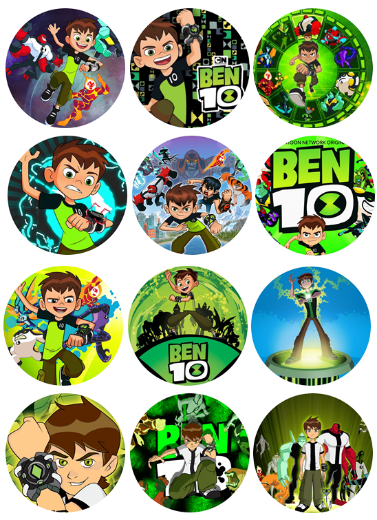 Kits imprimibles gratis : Toppers Ben 10