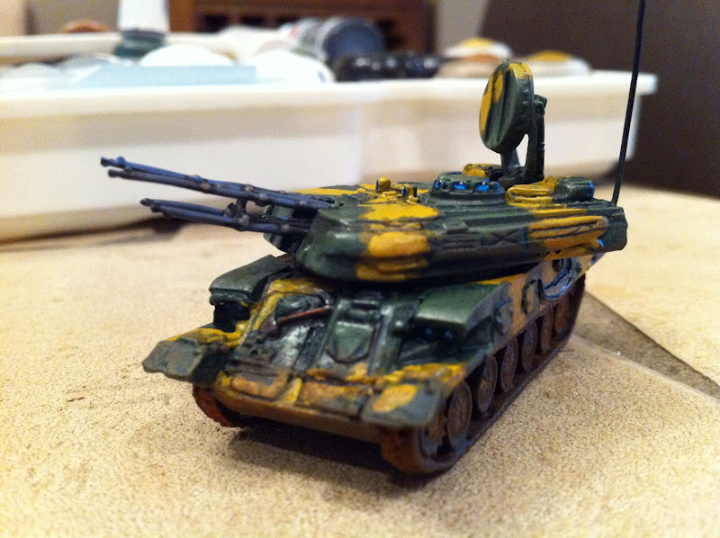 Fawcett Avenue Conscripts: Finished Syrian ZSU-23-4 AAA Tank - 15mm Old ...