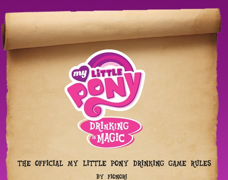 Equestria Daily - MLP Stuff!: Pony Drinking Game