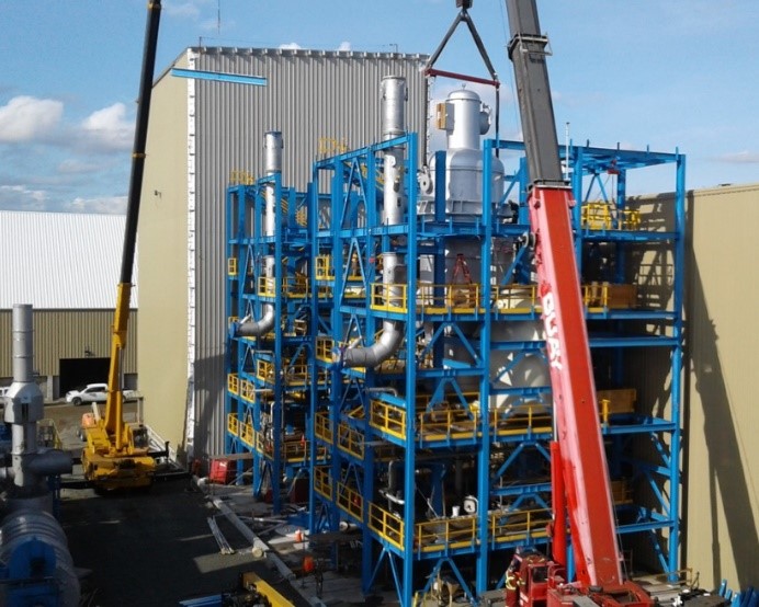 Fast pyrolysis plants