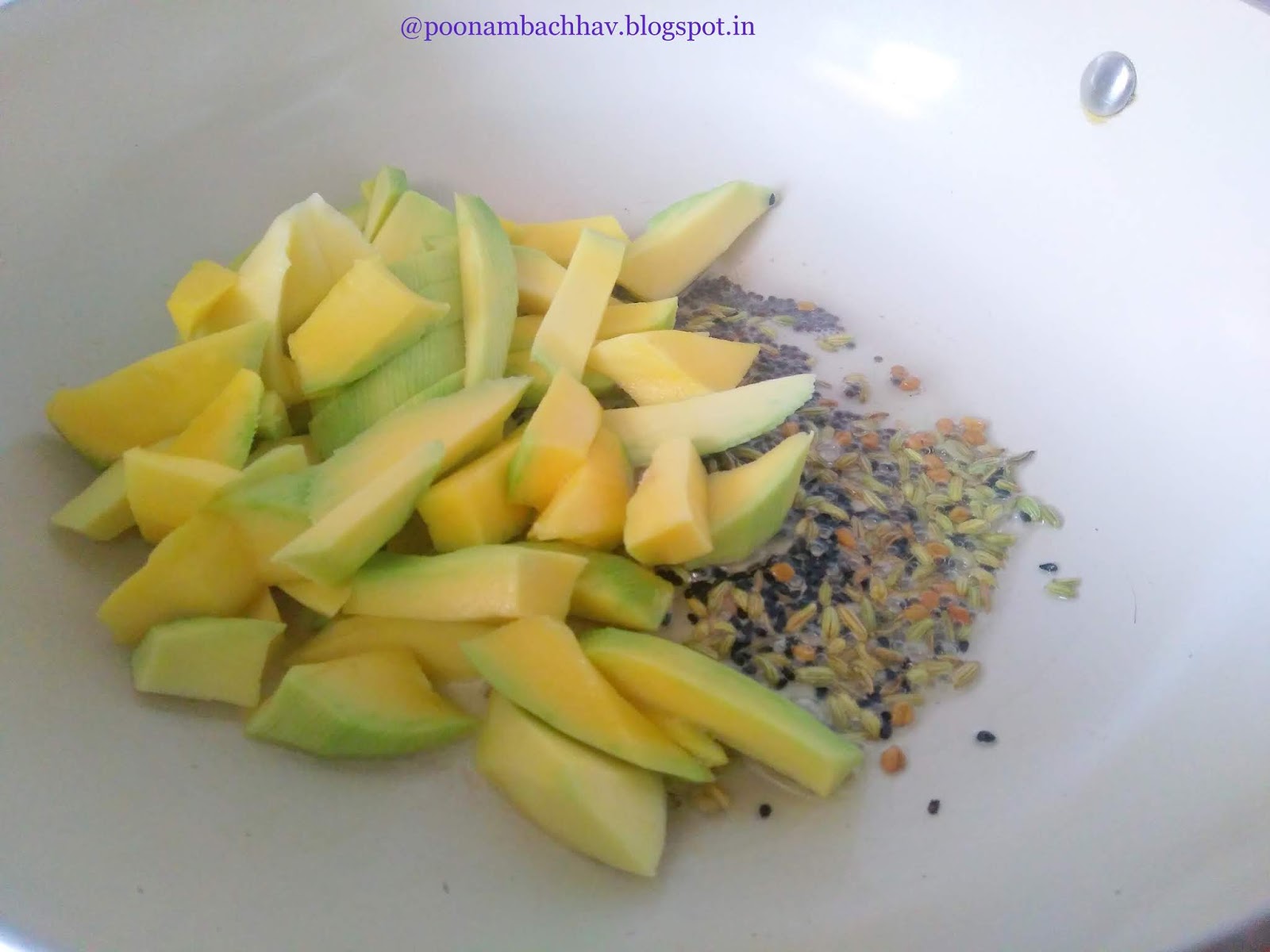 Annapurna: Aam Ki Launji / Raw Mango Relish Recipe