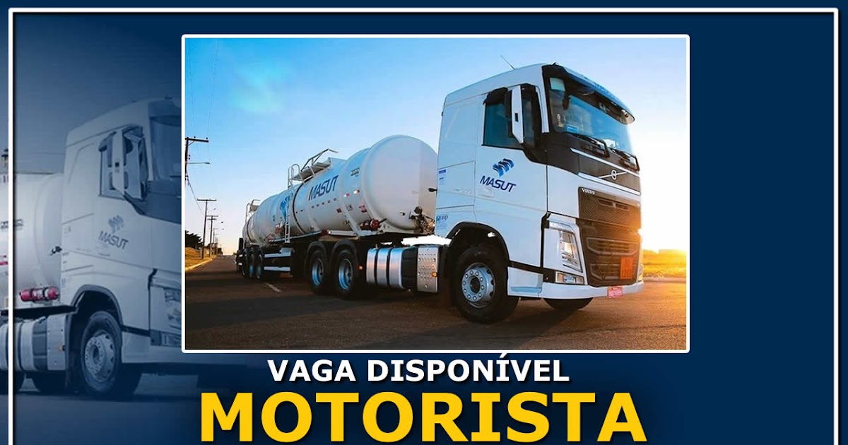 Transportadora Masut abre vagas para Motorista em 8 Estados